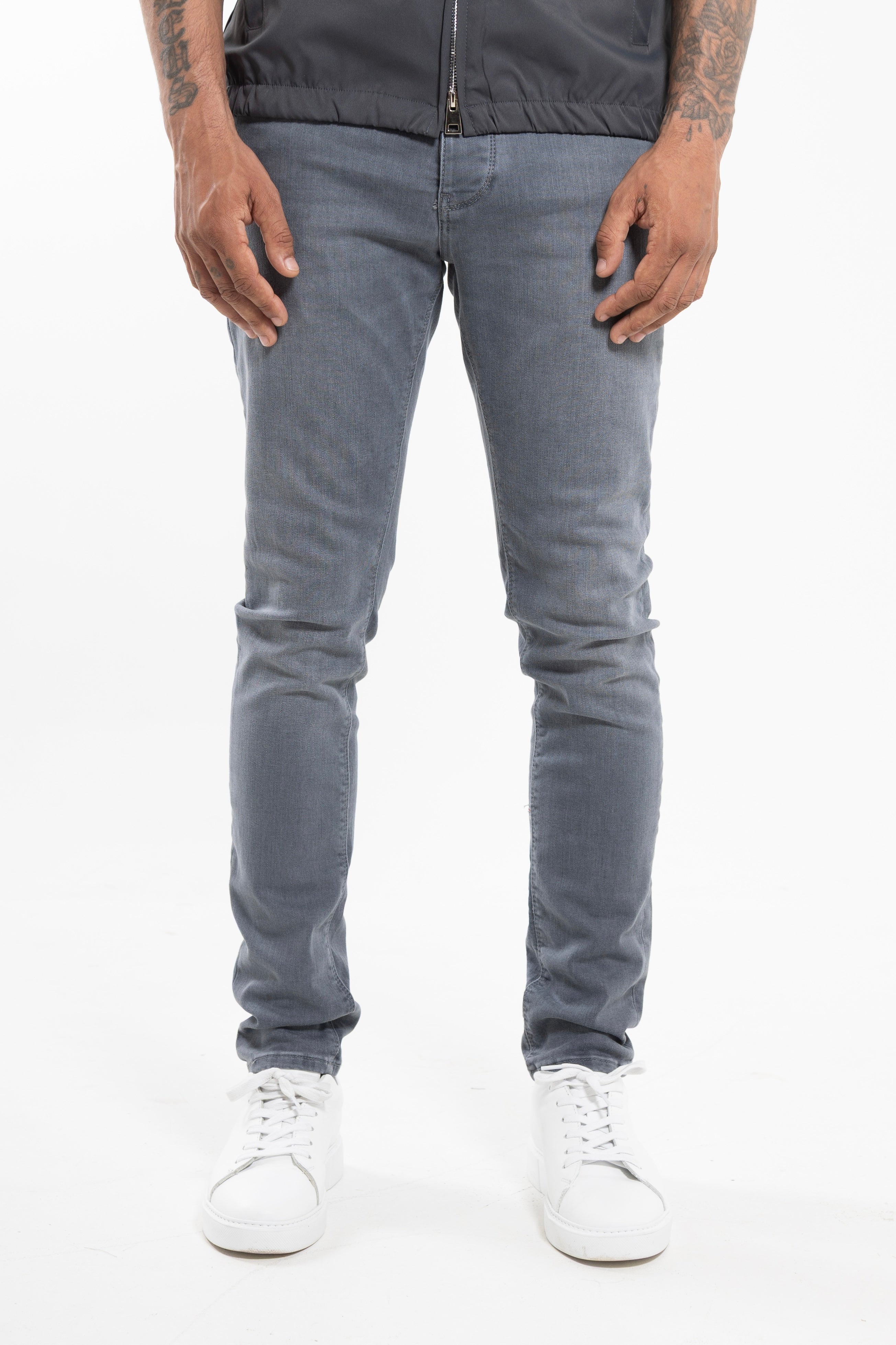 Slim Fit Crown Jeans Grey | Project 86 Men Amsterdam